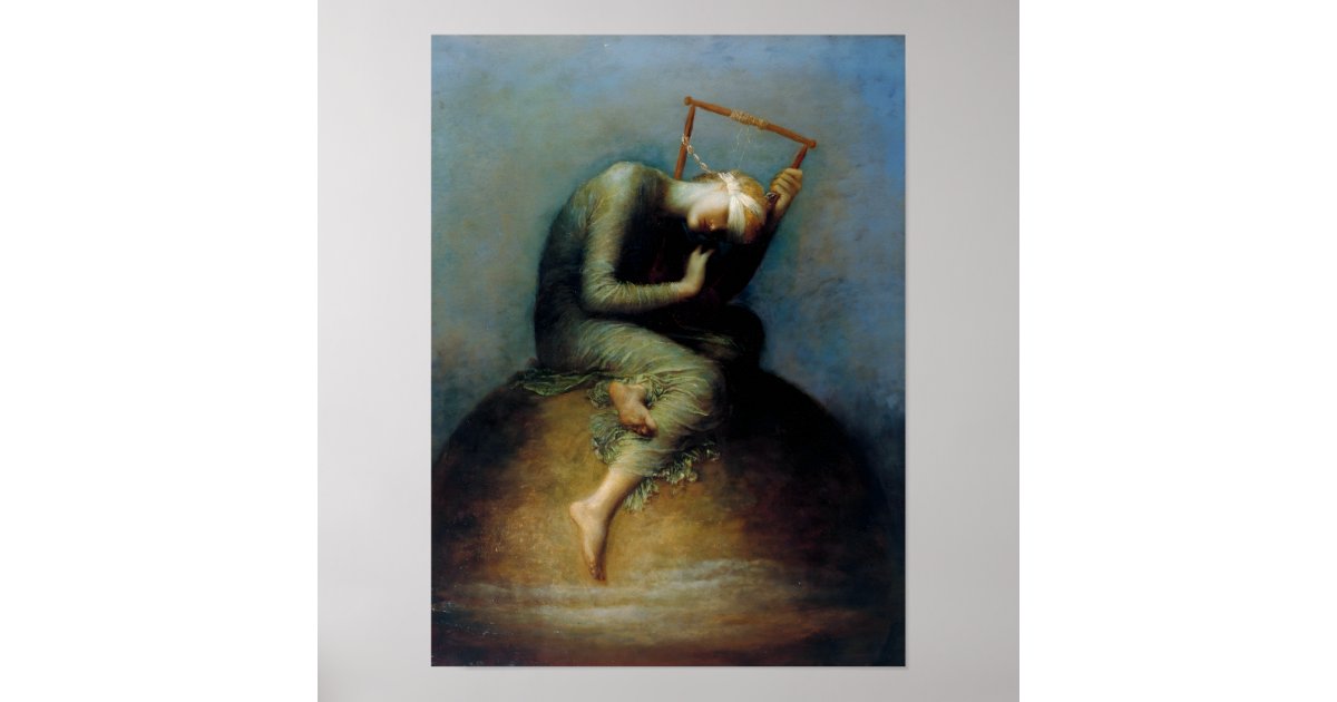 Hope George Watts Art Poster | Zazzle