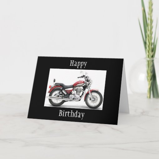 "HOPE IT'S A NICE RIDE" BIRTHDAY CARD | Zazzle
