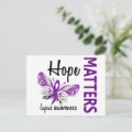 Hope Matters Butterfly Lupus Postcard | Zazzle