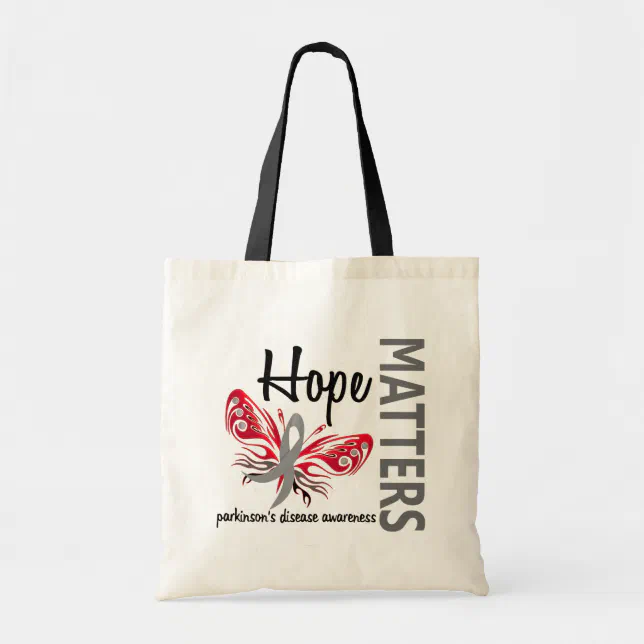 Hope Matters Butterfly Parkinson's Disease Tote Bag | Zazzle