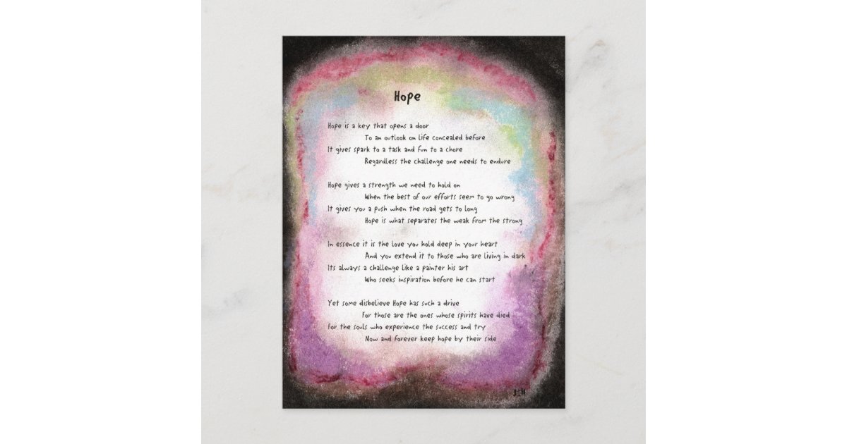 Hope Postcard | Zazzle