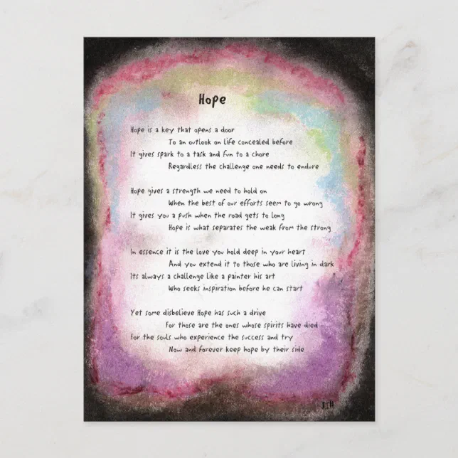 Hope Postcard | Zazzle