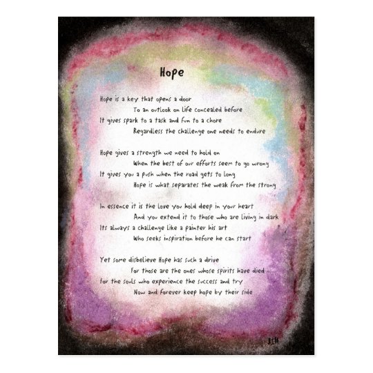 Hope Postcard | Zazzle.com