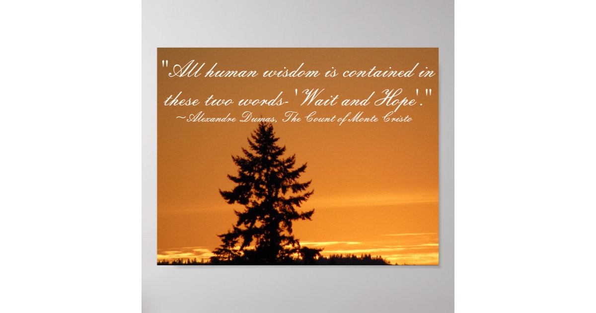 Hope Quote Poster | Zazzle