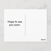 Hope to see you soon : Eye Chart Postcard | Zazzle