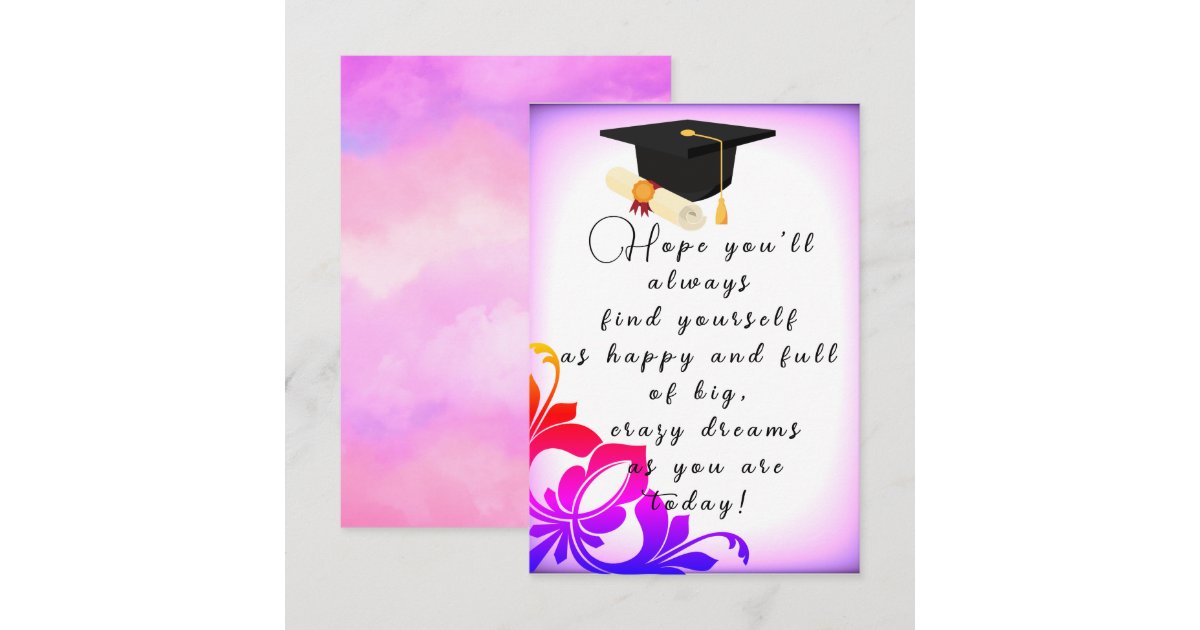 Hope With Graduation Card | Zazzle