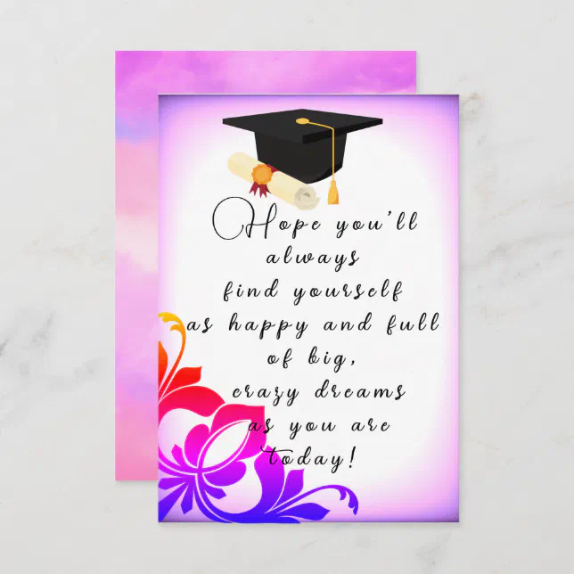 Hope With Graduation Card | Zazzle