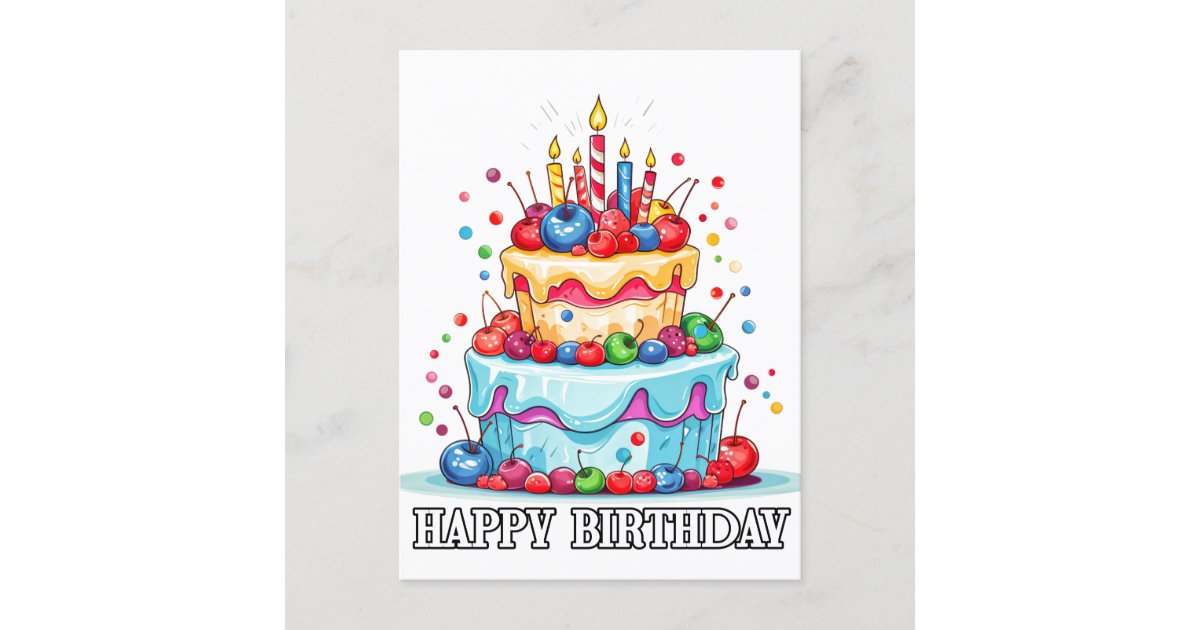 Hope You Have A Happy Birthday Postcard | Zazzle