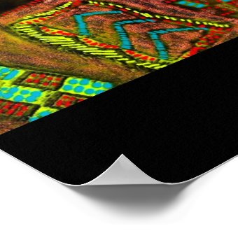 Hopi Blue Star Poster | Zazzle