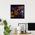 Hopi Blue Star Poster | Zazzle
