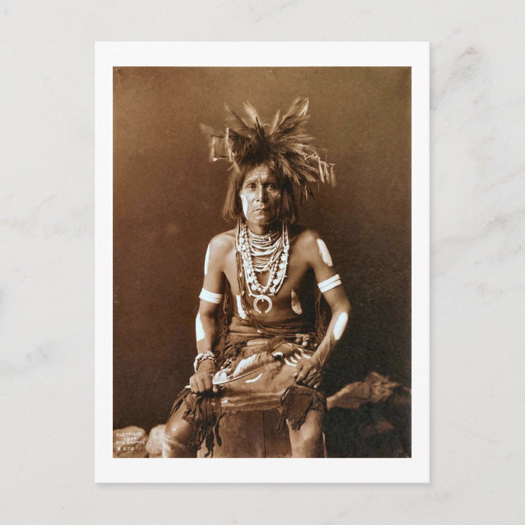 Hopi Snake Priest ca. 1900 Postcard | Zazzle