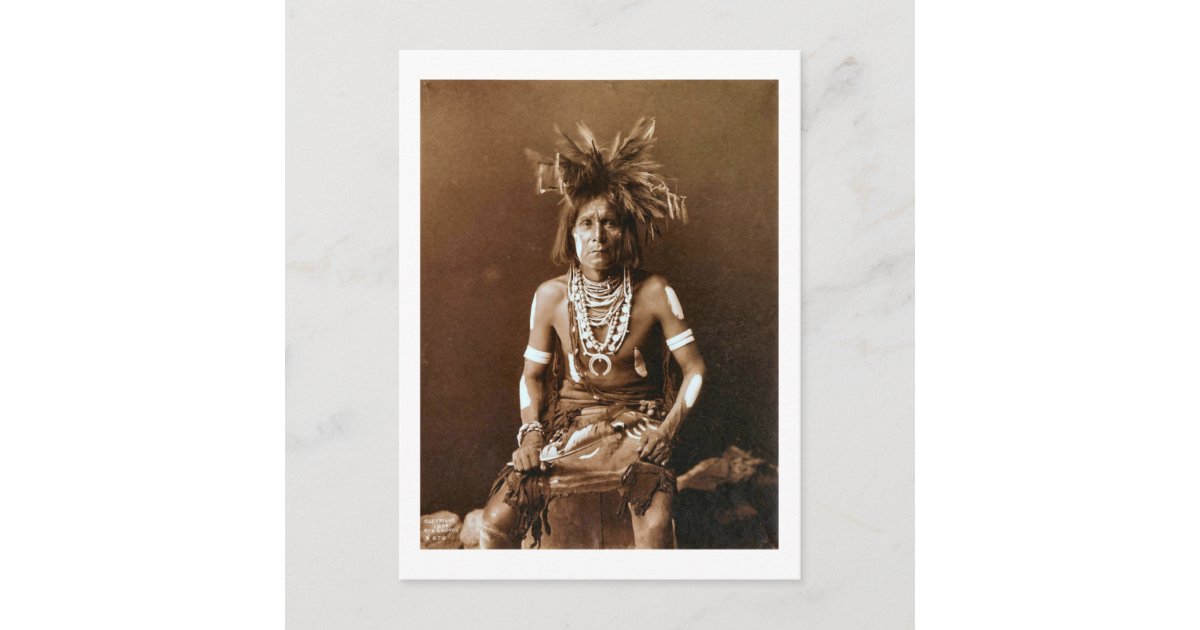 Hopi Snake Priest ca. 1900 Postcard | Zazzle
