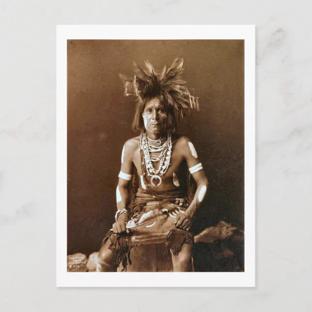 Hopi Snake Priest ca. 1900 Postcard | Zazzle