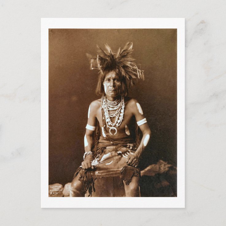 Hopi Snake Priest ca. 1900 Postcard | Zazzle