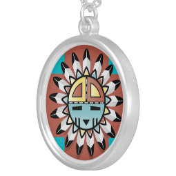 Hopi Sun Shield with 4 Directions Pendant Necklace | Zazzle