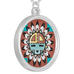 Hopi Sun Shield with 4 Directions Pendant Necklace | Zazzle