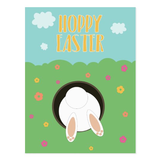 "Hoppy Easter" postcard | Zazzle.com