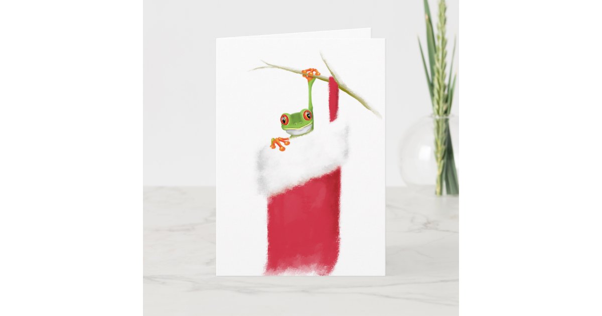 Hoppy Holidays Holiday Card | Zazzle