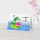 Hoppy Thirteenth 13th Birthday, Funny Frog at Pond Card | Zazzle