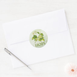 Hops Herbs Sticker | Zazzle