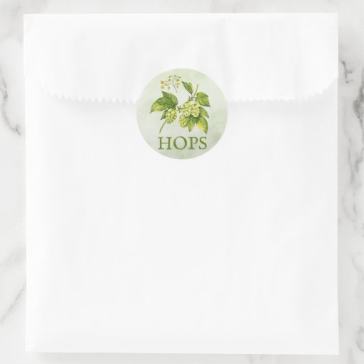 Hops Herbs Sticker | Zazzle
