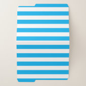 Horizontal Blue Stripes File Folder | Zazzle