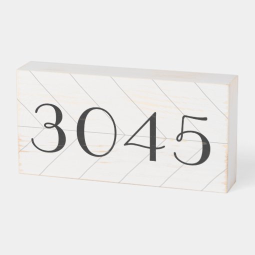 Horizontal House Numbers, Address Plaque | Zazzle