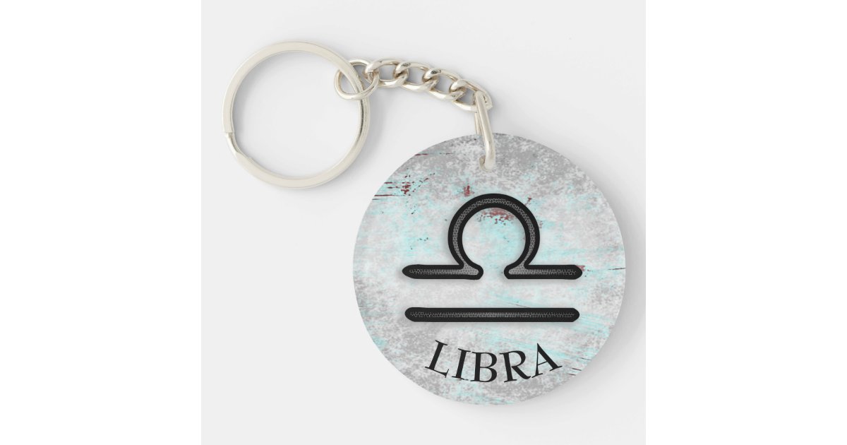Horoscope Sign Libra Keychain | Zazzle