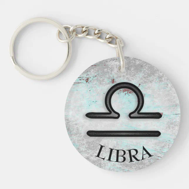 Horoscope Sign Libra Keychain | Zazzle