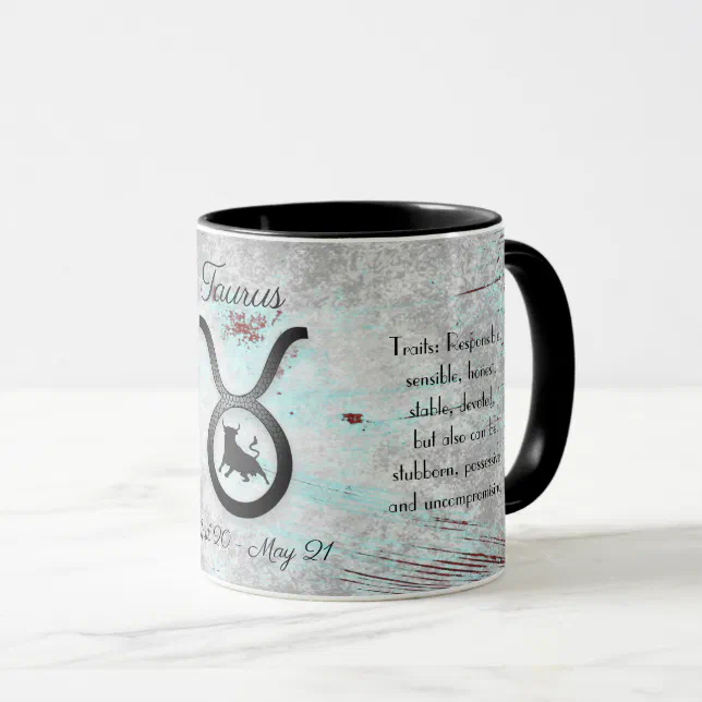 Horoscope Sign Taurus Mug | Zazzle