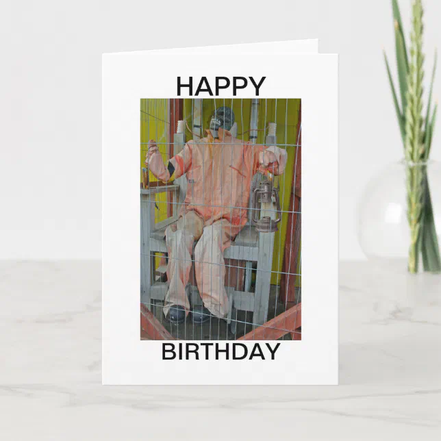 Horror Characters Happy Birthday Card | Zazzle