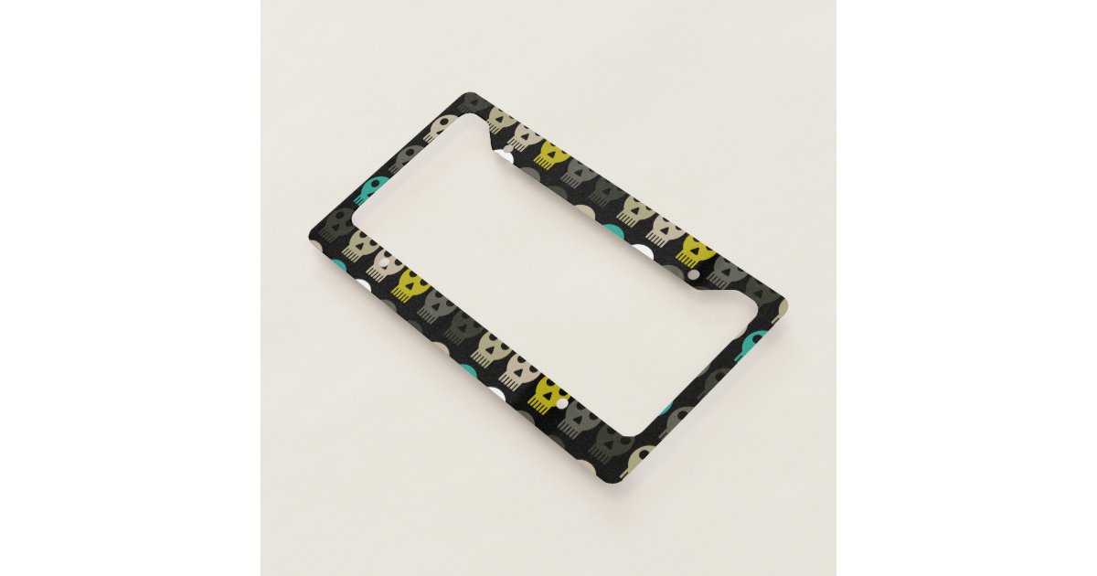 Horror Ghost License Plate Frame | Zazzle