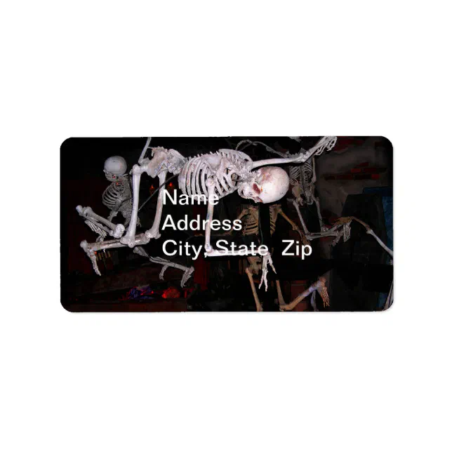 Horror Show Label | Zazzle