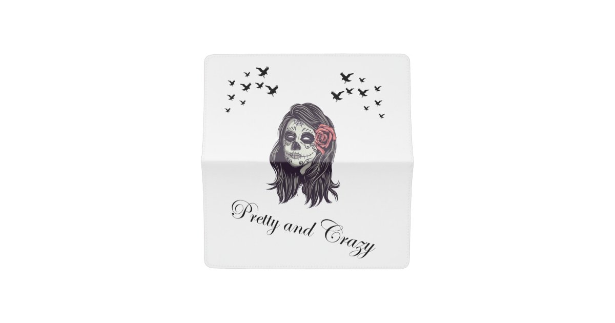 Horror Skull Women Checkbook Cover | Zazzle