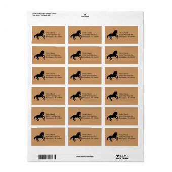 Horse Address Labels | Zazzle