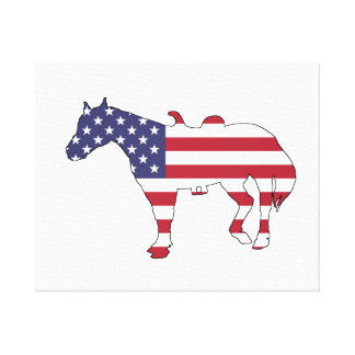 American Flag Horse Art & Framed Artwork | Zazzle