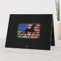 Horse American Flag USA Patriotic Horseback Riding Card | Zazzle