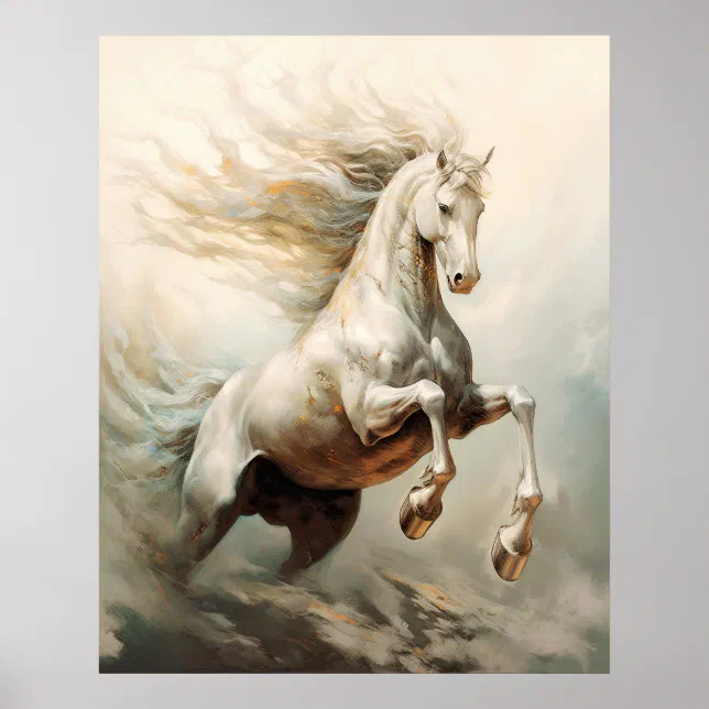 Horse Art Poster | Zazzle