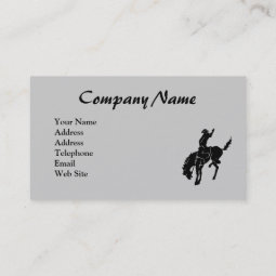 Horse At The Rodeo Business Card | Zazzle