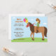 Horse Back Rider Birthday Party Invitation | Zazzle