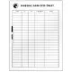 Horse Barn Feed Chart Equestrian Logo Dry Erase Board | Zazzle