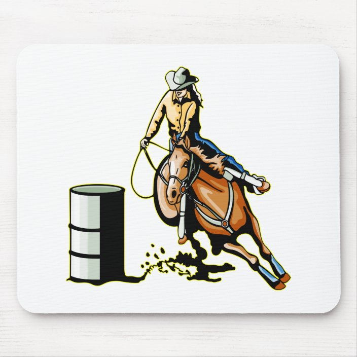 Horse Barrel Racing Mouse Pad | Zazzle.com
