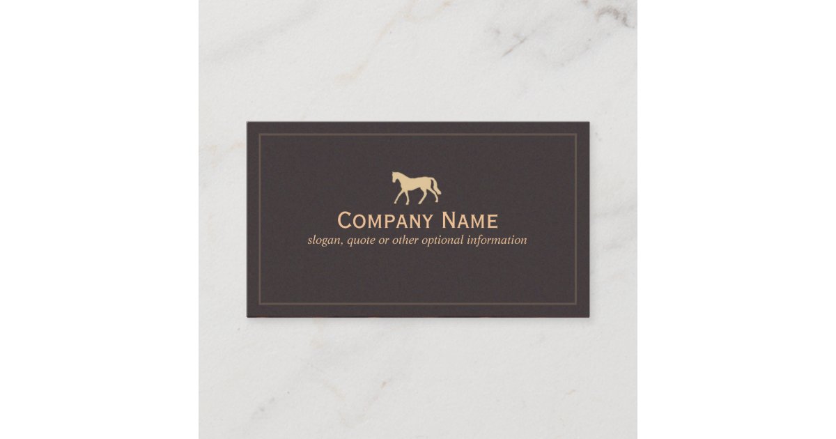 Horse Business Card | Zazzle