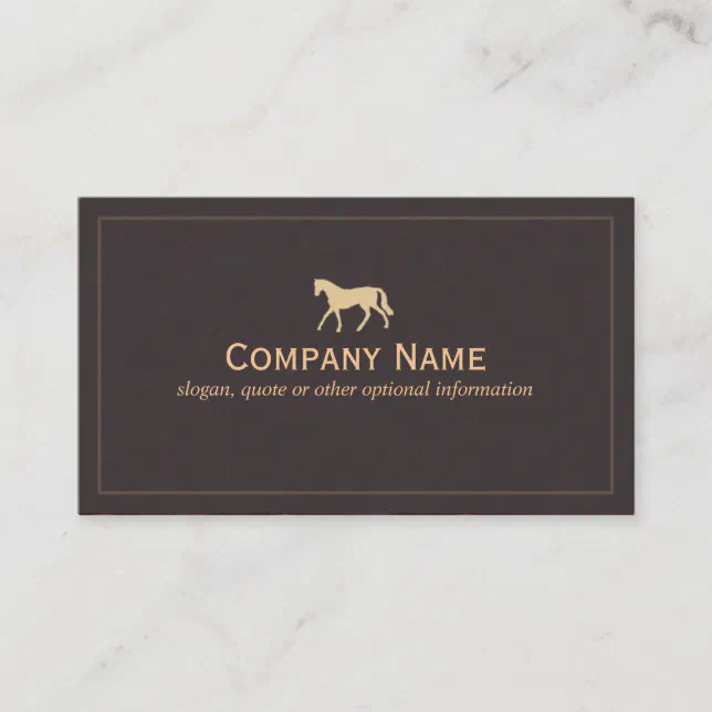 Horse Business Card | Zazzle