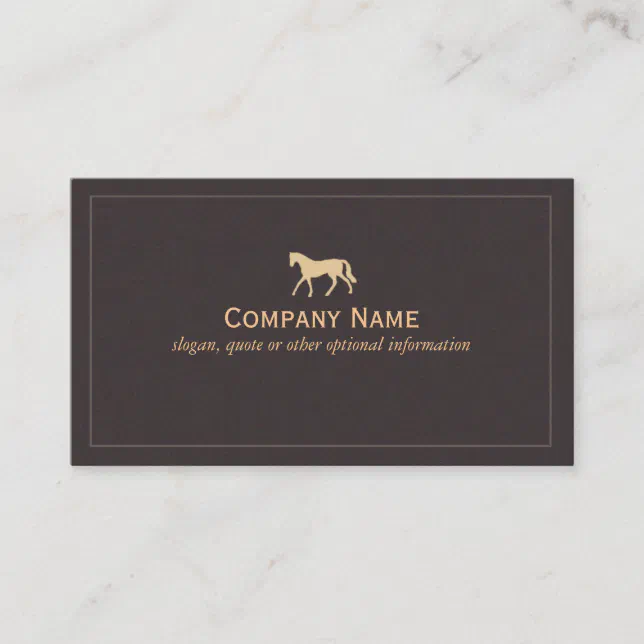 Horse Business Card | Zazzle