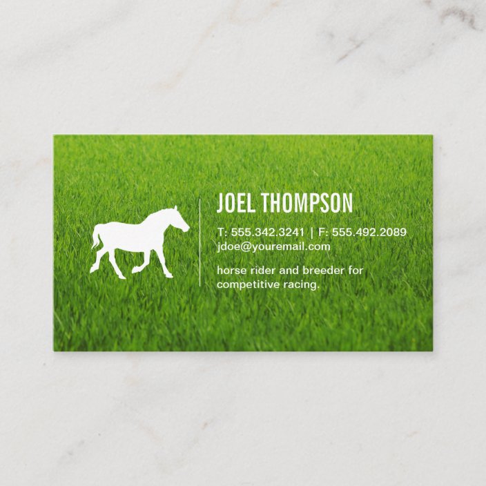 Horse Business Card | Zazzle.com