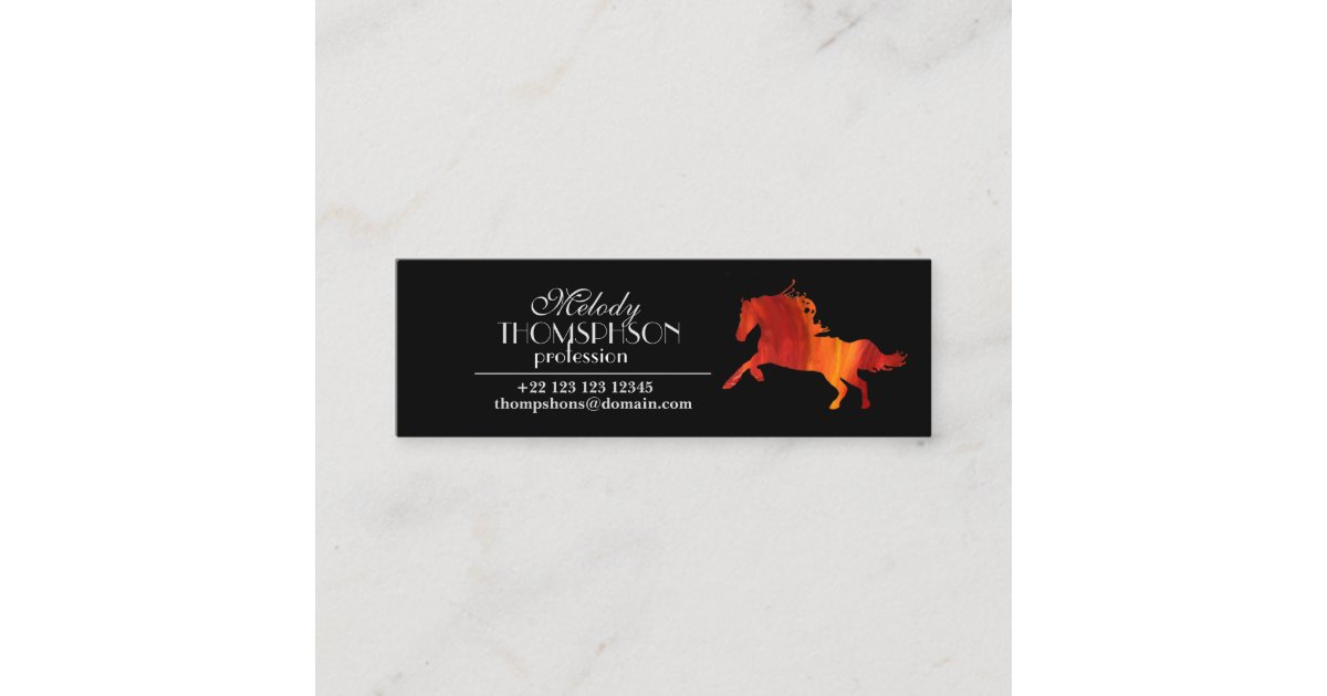 Horse Business Cards | Zazzle