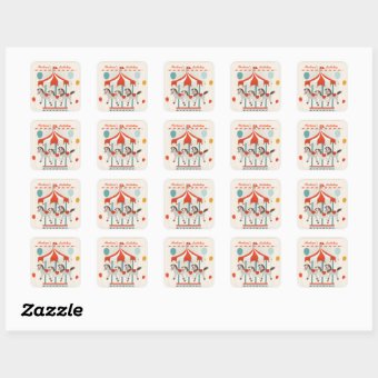 Horse Carousel Stickers | Zazzle