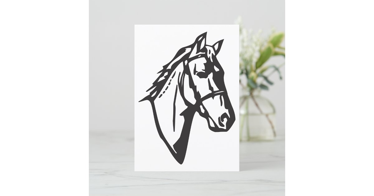 Horse Drawing Invitations | Zazzle