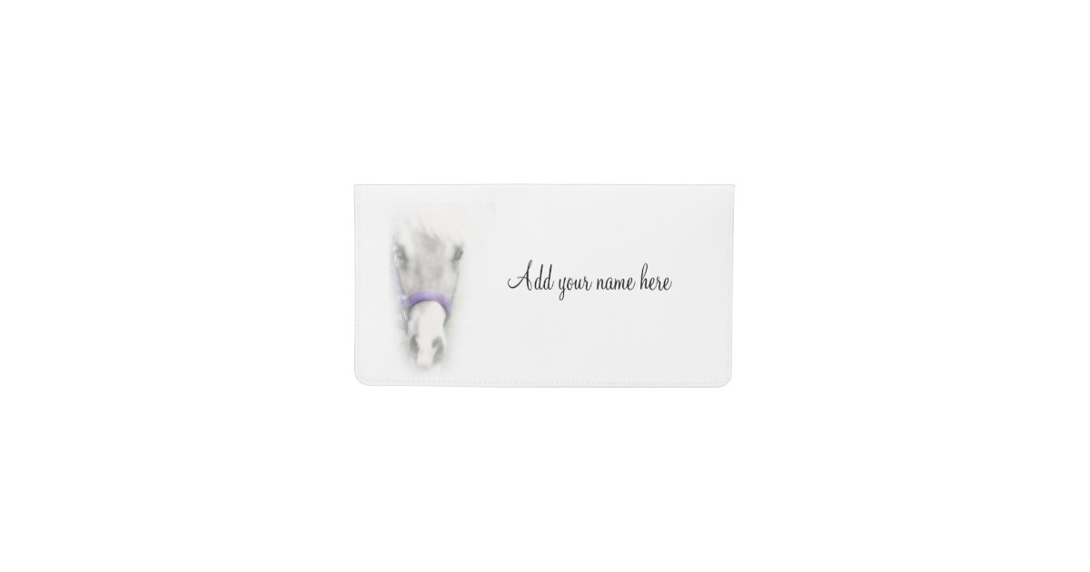 Horse face checkbook cover | Zazzle